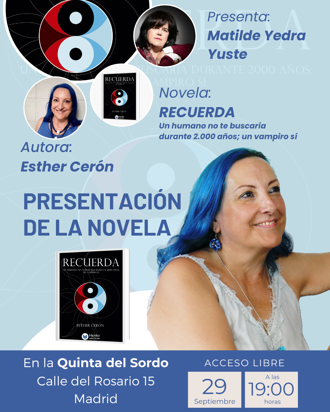 Presentación en Madrid – Donde la escritura encuentra su voz